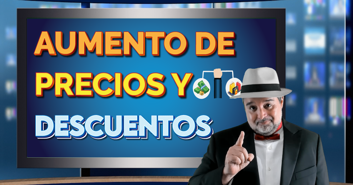 Calcula el margen de aumentos y desucentos - Ventas con inteligencia